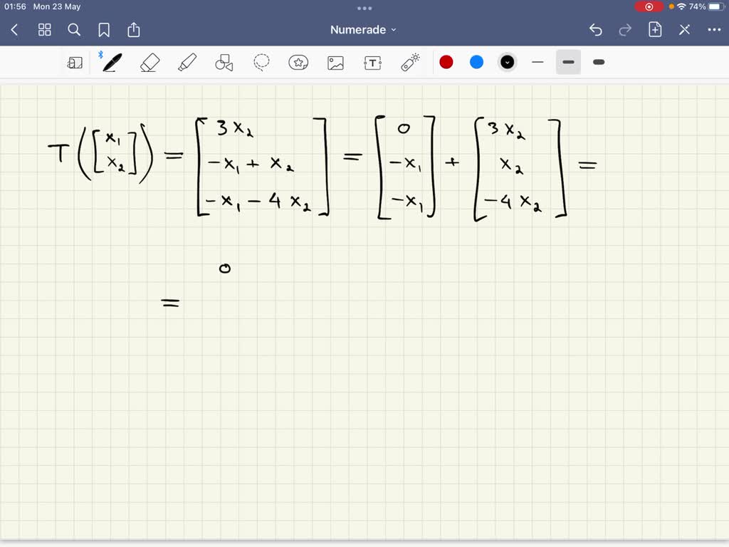 SOLVED: Find the iInverse matriy using augmented matriy A = -14 #/i ...