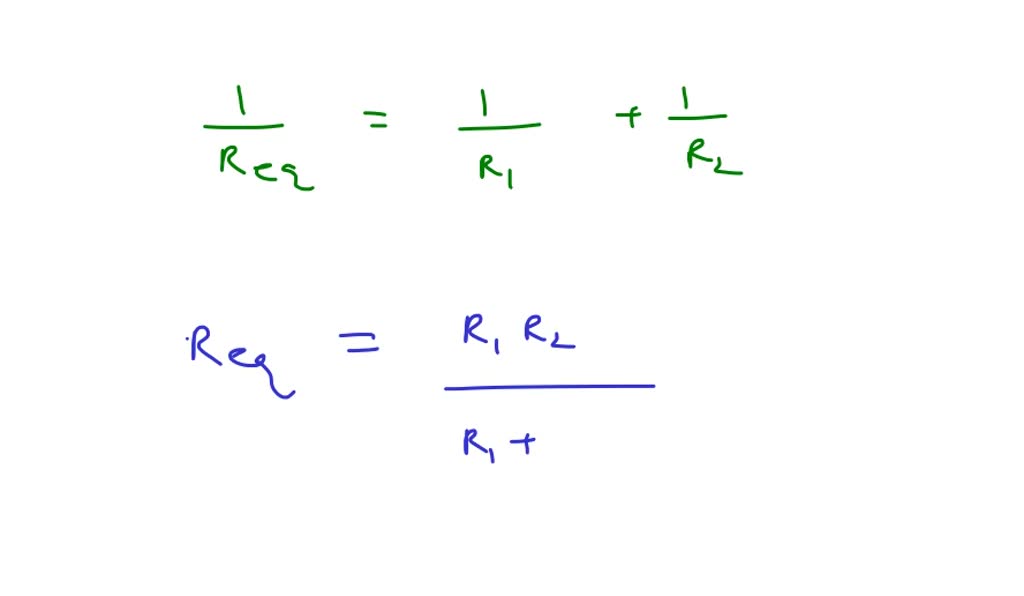 SOLVED: Multiple Choice. The equivalent total resistance of a parallel circuit is R1= 80 ohms ...