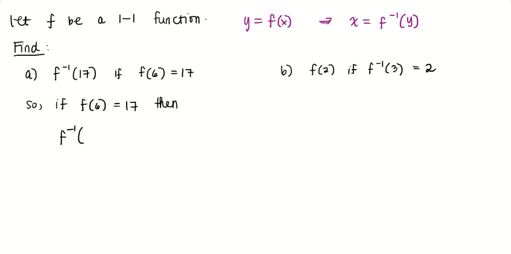 Solved The Function F Multiplies Its Input By 2 And Then Subtracts 17 To Produce Its Output 1873