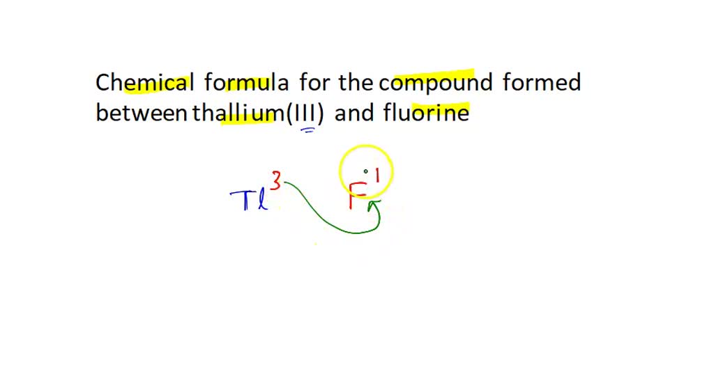 SOLVED: What is the chcmical formula for the compound formed between ...