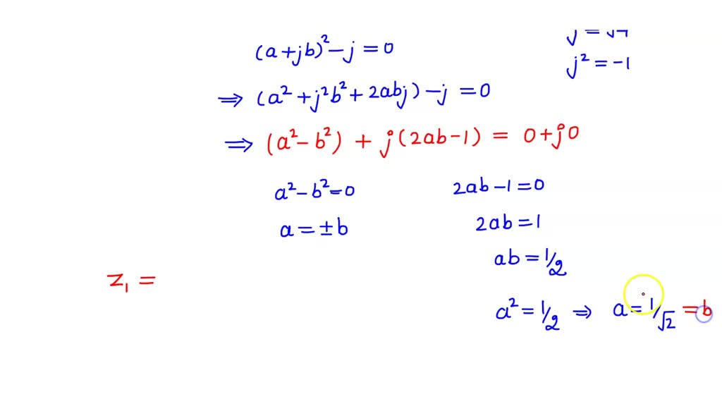 SOLVED:2 = 2 + The unreal roots of the x3 + 1 - 0 equation are A and B ...