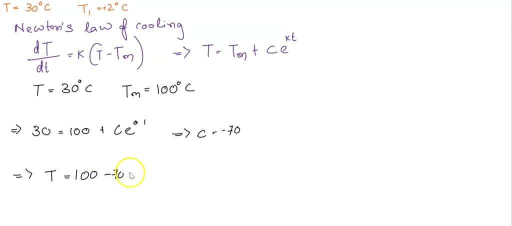 SOLVED: A small metal bar, whose initial temperature was 30° C, is dropped into a large ...