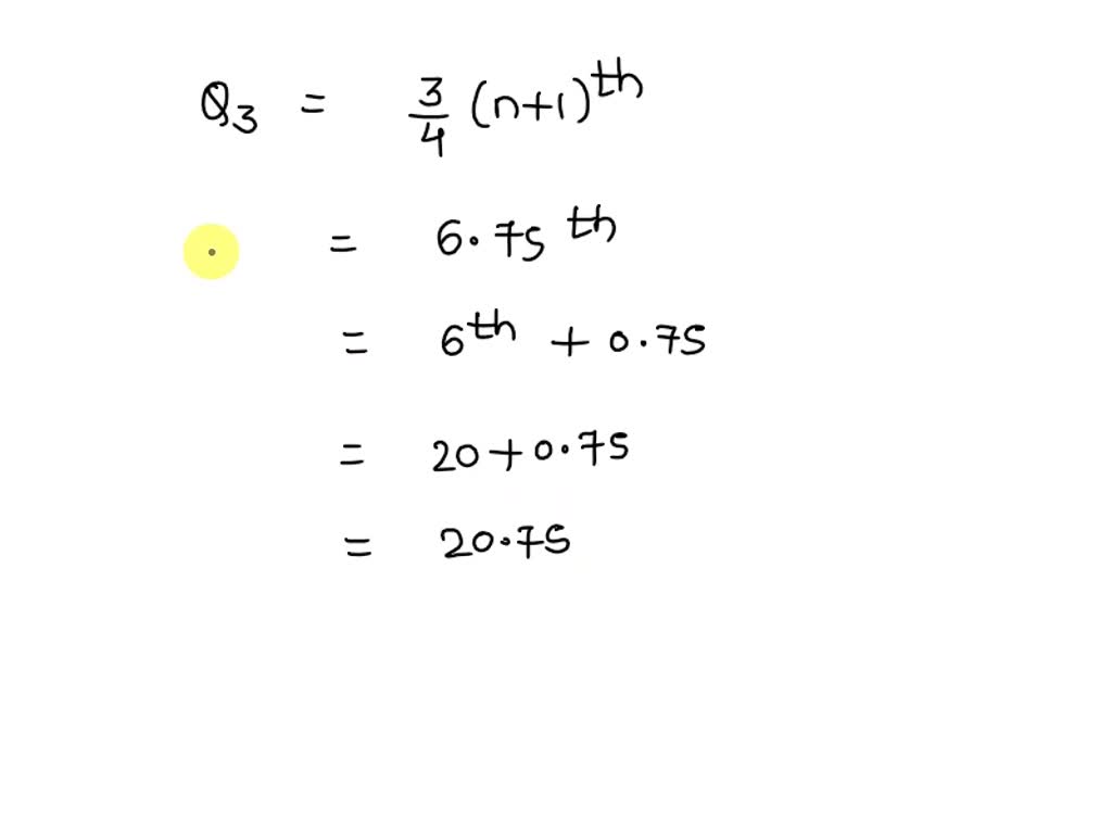 SOLVED: Given the data set: 16, 18, 22, 19, 3, 21, 17, and 20. Questions: a) Compute the ...