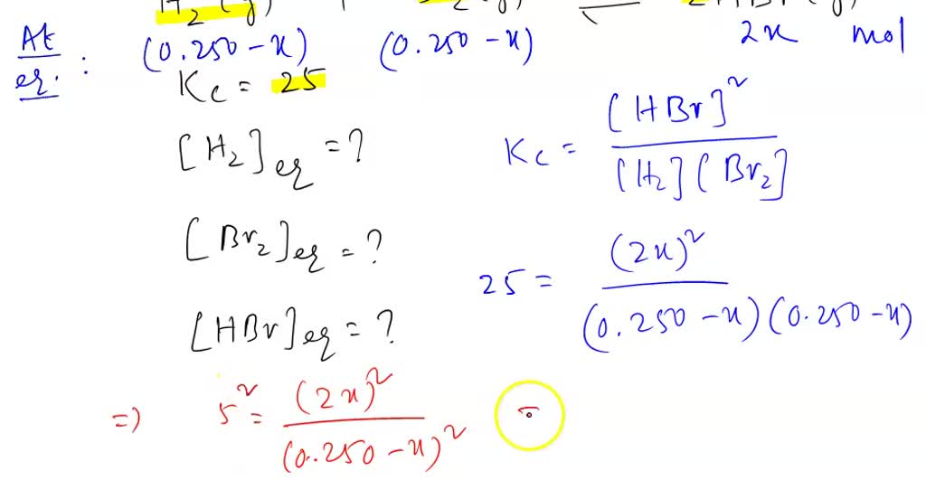 SOLVED: The reaction of hydrogen gas with iodine gas to produce ...