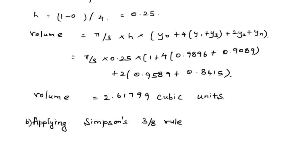 A solid of revolution is formed by rotating about the X-axis, the area ...