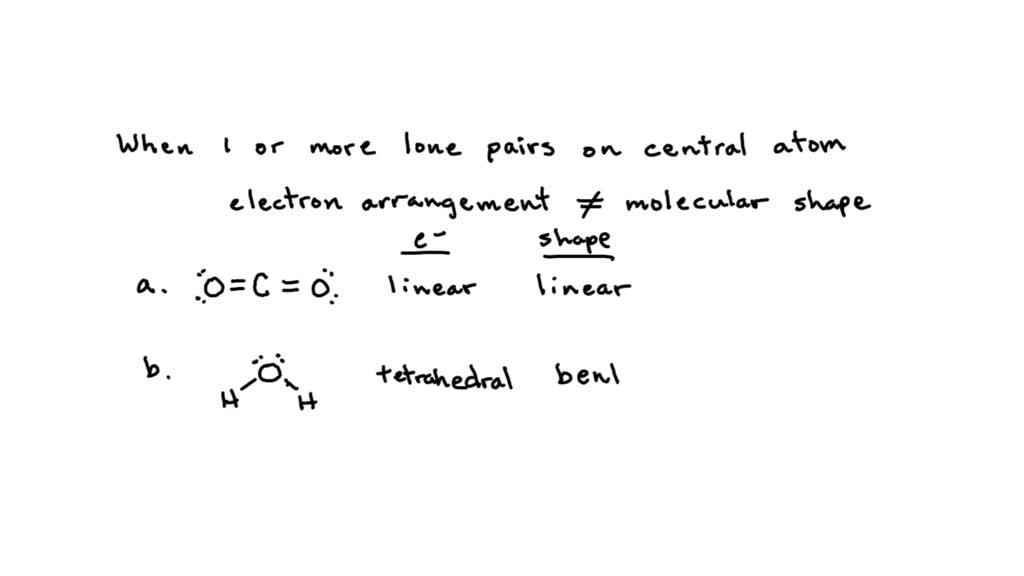 Solved Select A Molecule And Or Polyatomic Ion In Which The Molecular Shape Is Different Than