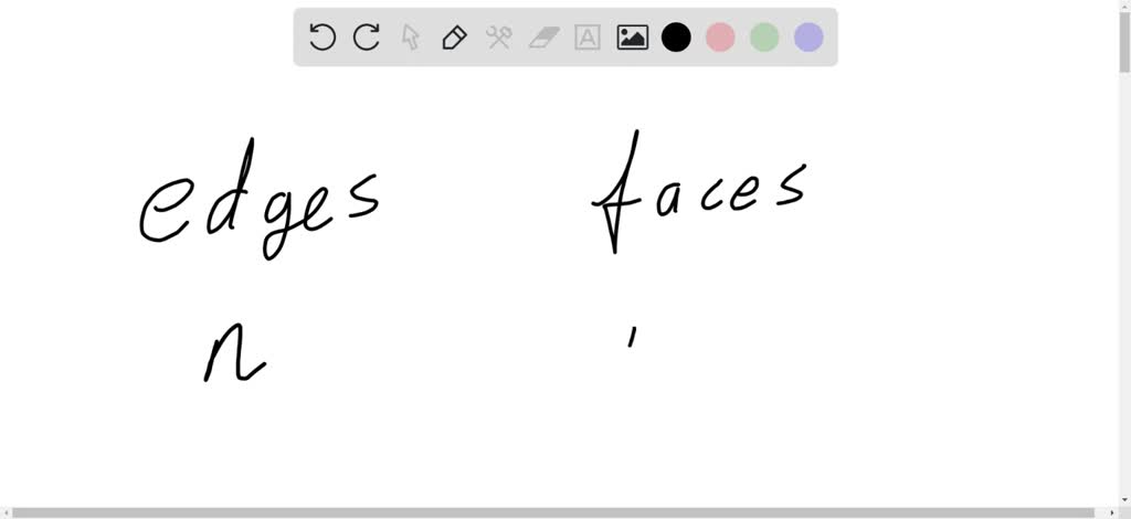 SOLVED: a solid has 4 faces and 4 vertices how many edges does it have