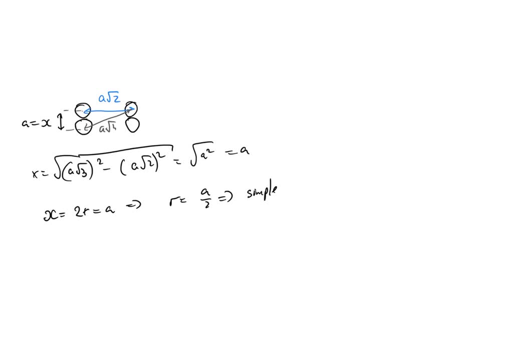 SOLVED: Which of the following options is consistent with the unit cell ...