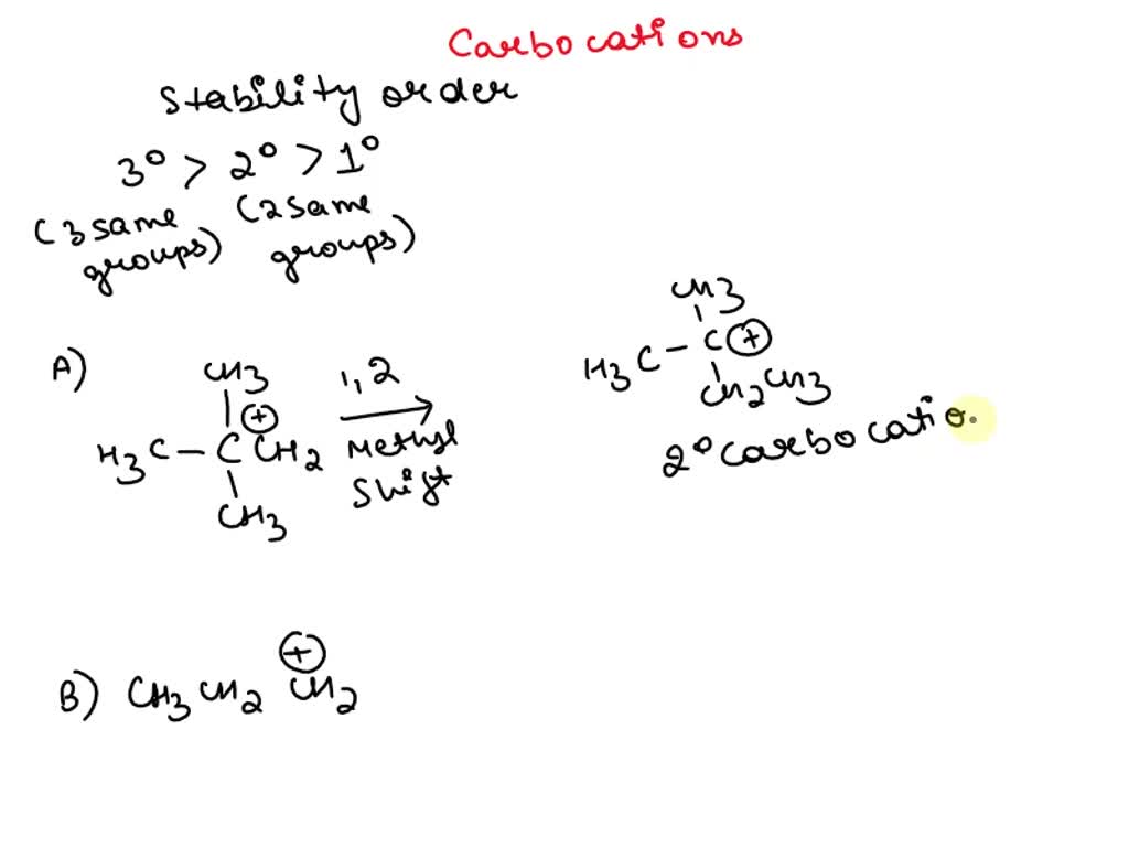SOLVED: Which of the following carbocations is the most stable? A) CH3 ...