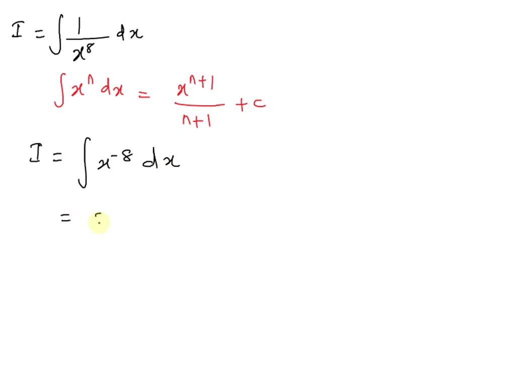 SOLVED: Calculate the integral âˆ«8 sinh(âˆ’x) dx: Hint: Use ...