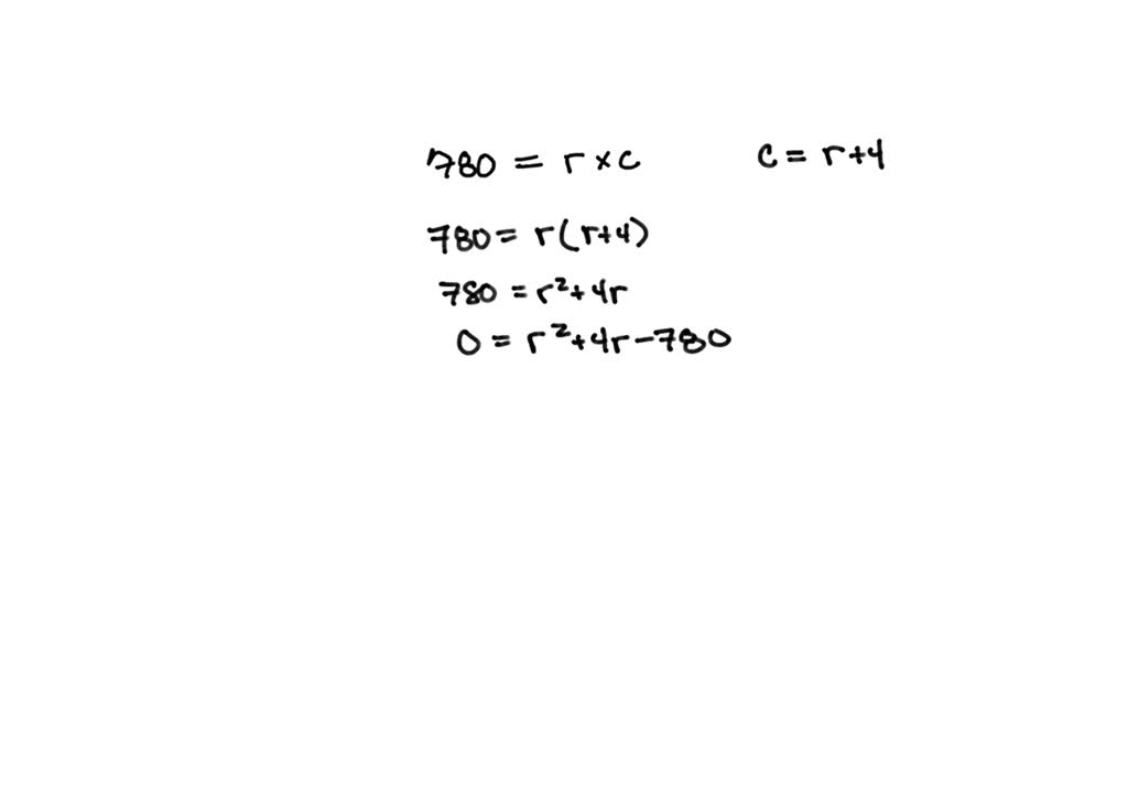780 students stand in rows and columns. Each row has an equal number of ...