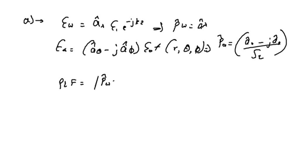 Solved A Linearly Polarized Wave Traveling In The Positive Z Direction