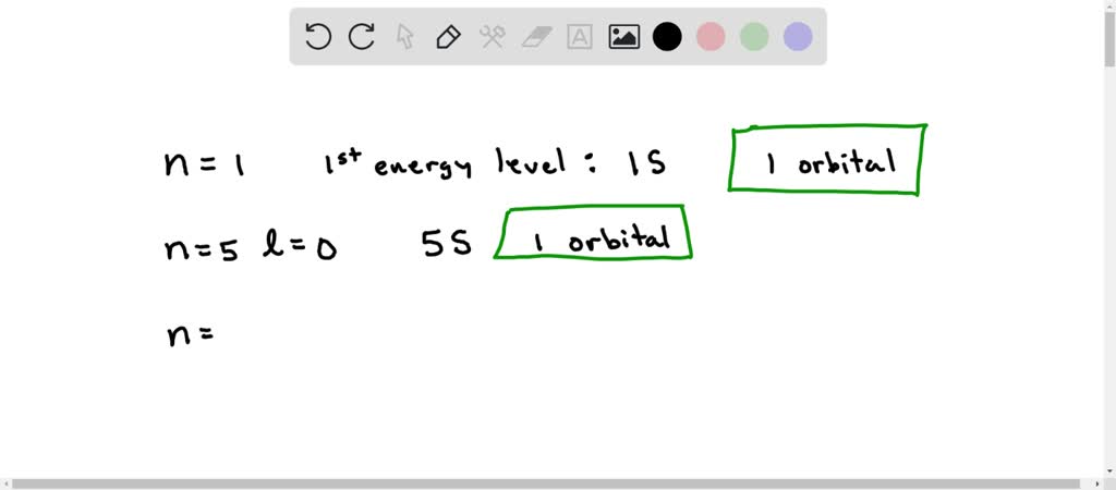 SOLVED: How many orbitals in an atom could have these sets of quantum numbers? orbital(s ...
