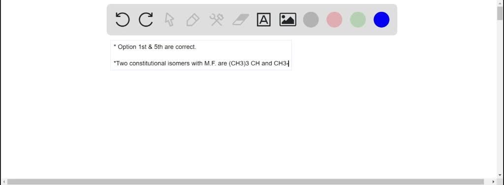 SOLVED: Choose structural formulas for the two constitutional isomers ...