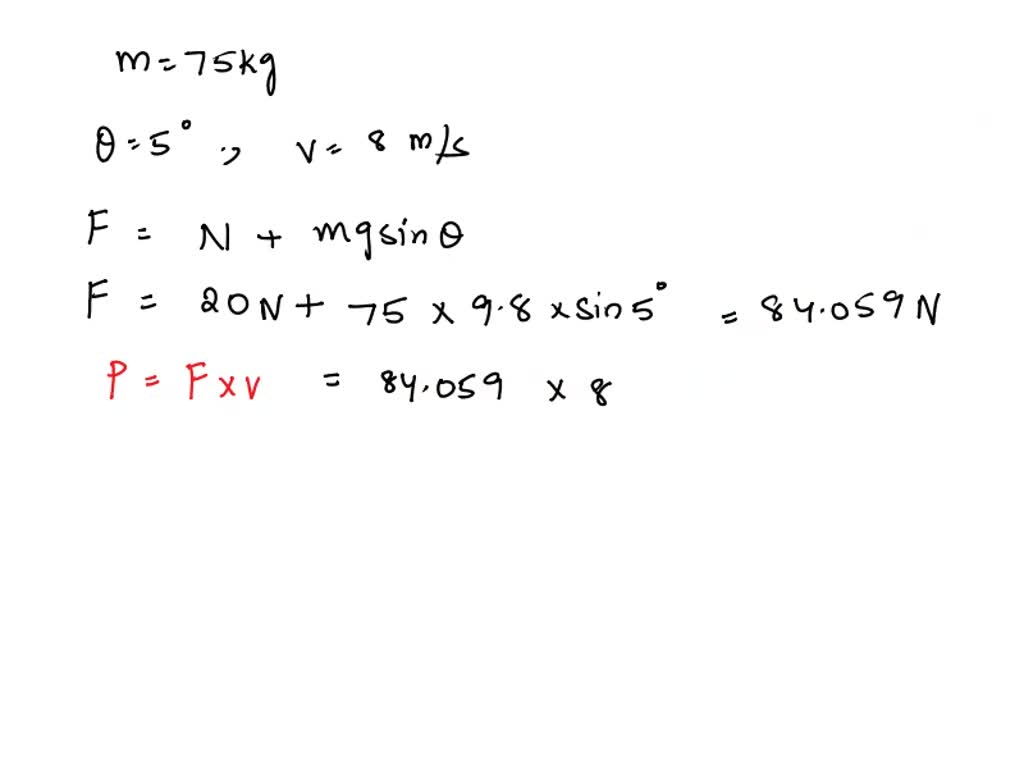 Solved Question 6 A Cyclist And Her Cycle Have A Combined Mass Of 75