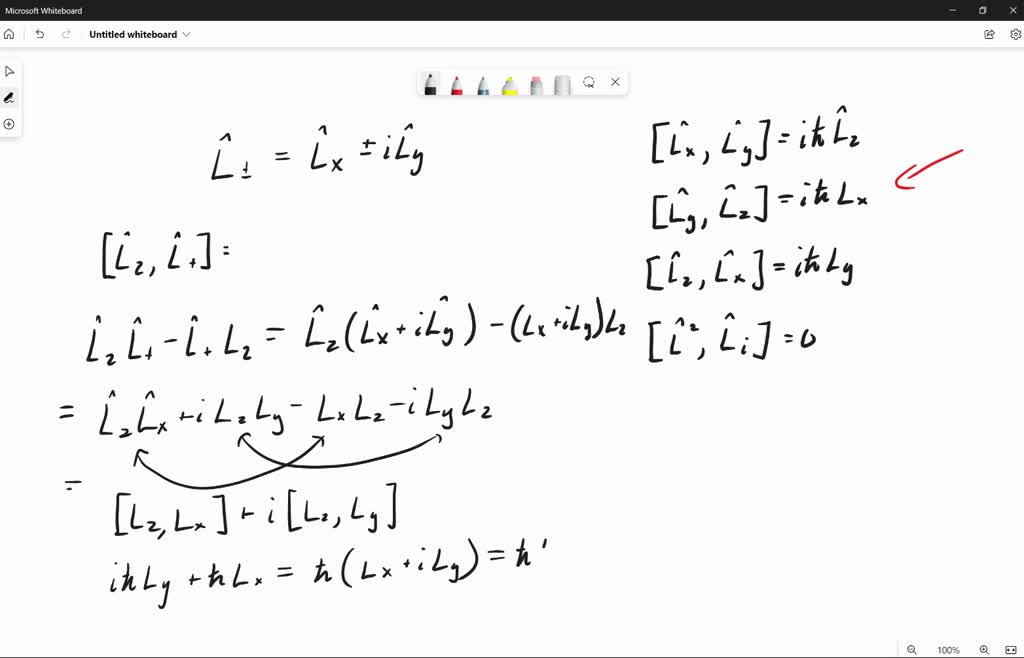 SOLVED: (a) Demonstrate that IL,Ly| ihlz For an angular momentum eigenstate |l,m) Show that (Ly ...