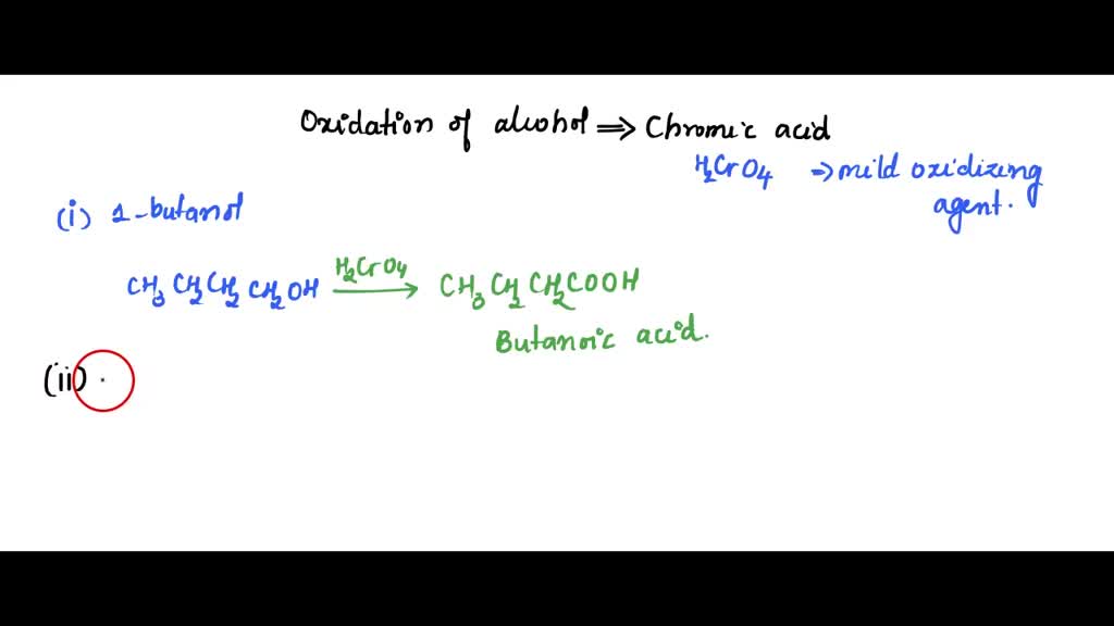 SOLVED: Laboratory Report Alcohols and their Oxidation Products ...