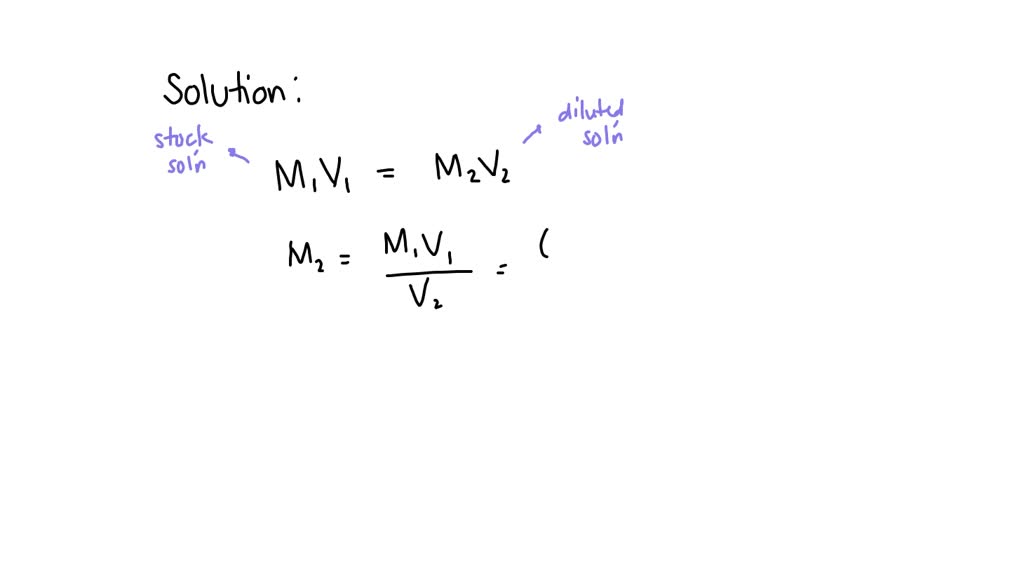 SOLVED: In the laboratory you dilute 4.66 mL of a concentrated 12.0 M hydroiodic acid solution ...