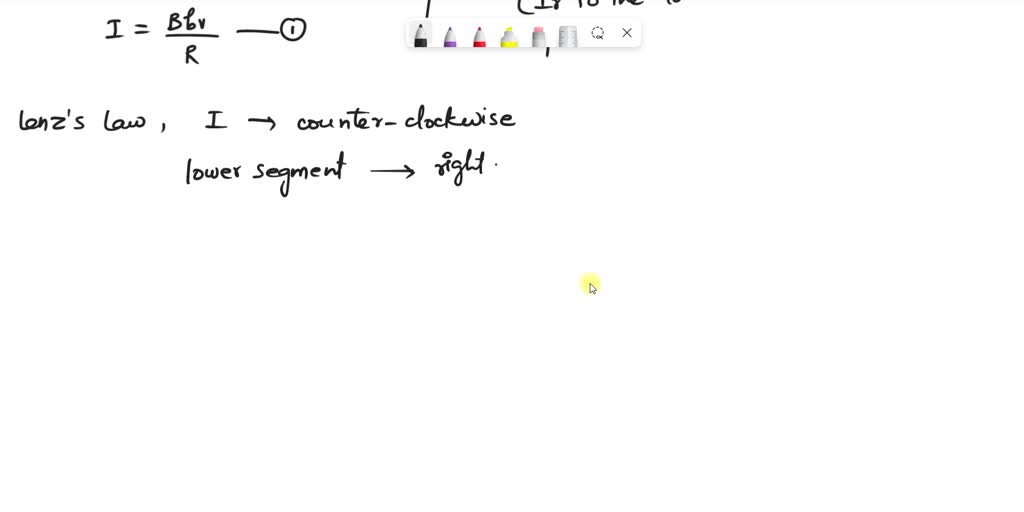 SOLVED: Induced emf and force on moving conductor rectangular coil of ...