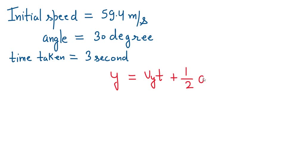 SOLVED: A projectile is launched at ground level with an initial speed ...