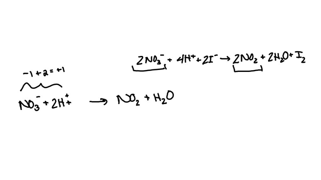 SOLVED: Write balanced half-reactions for the following redox reaction ...