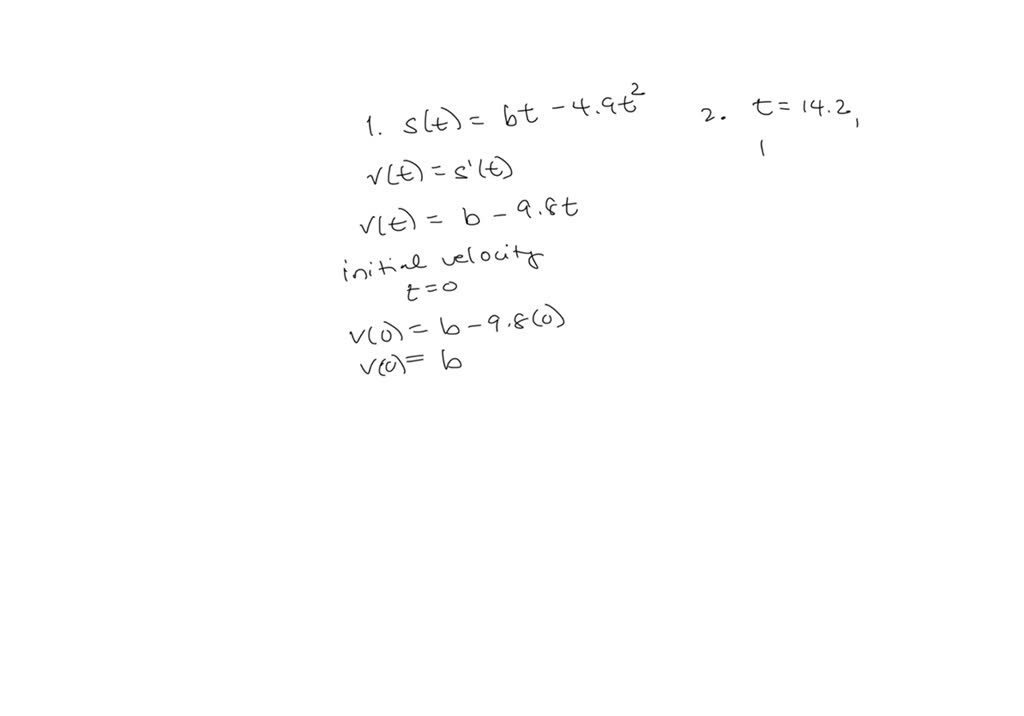 SOLVED: A shell is accidentally fired vertically upwards from ground level from a mortar and ...
