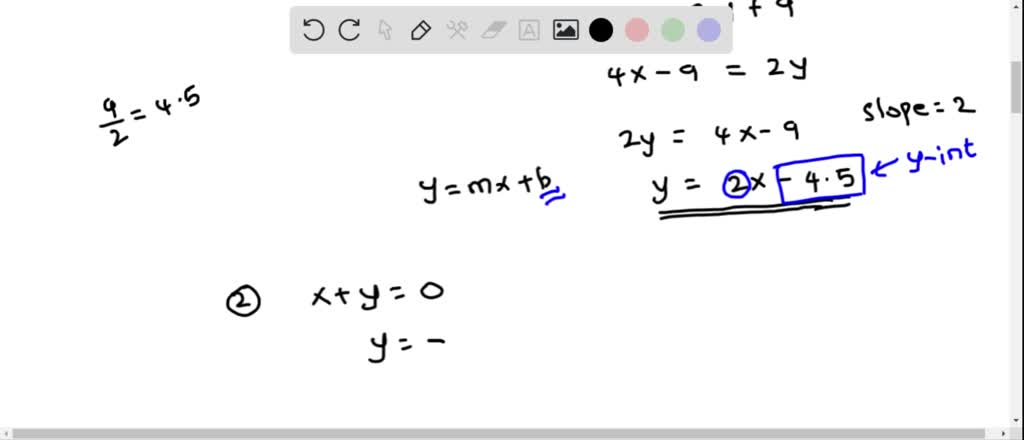 SOLVED: Solve using crossing graphs (show graph) 4x 2y + > 10 Solve the ...