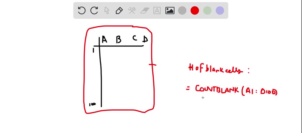 SOLVED Suppose You Want To Count The Number Of Nonblank Cells In The solved-suppose-you-want-to-count-the-number-of-nonblank-cells-in-the