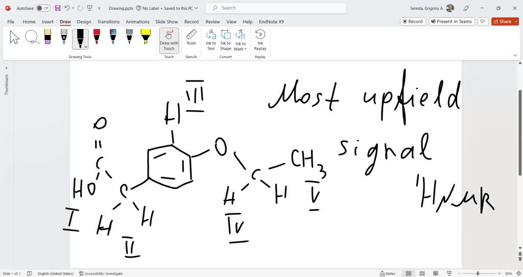 SOLVED: Question 35 of 45 Submit Predict which proton will have the ...