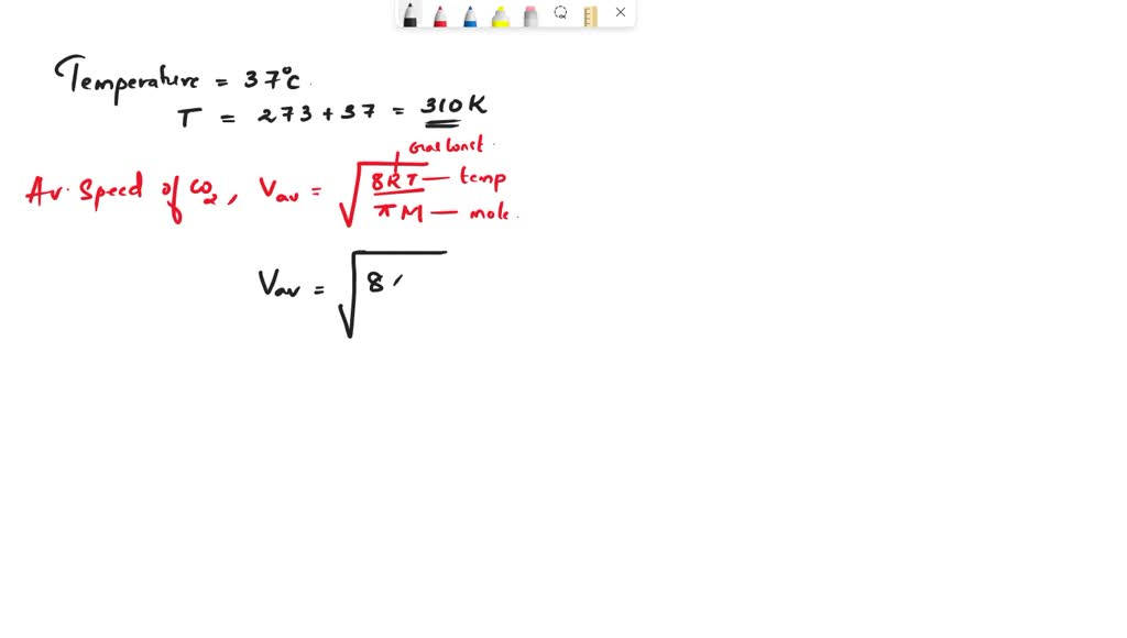 SOLVED: Find the average speed of carbon dioxide molecules (CO2) at 0?C ...