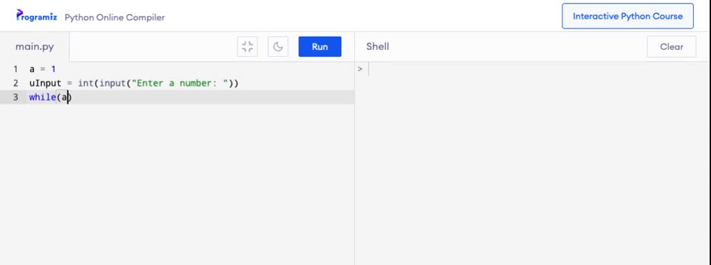 Solved Python Write A While Loop That Prints From 1 To Usernum Increasing By 1 Each Time