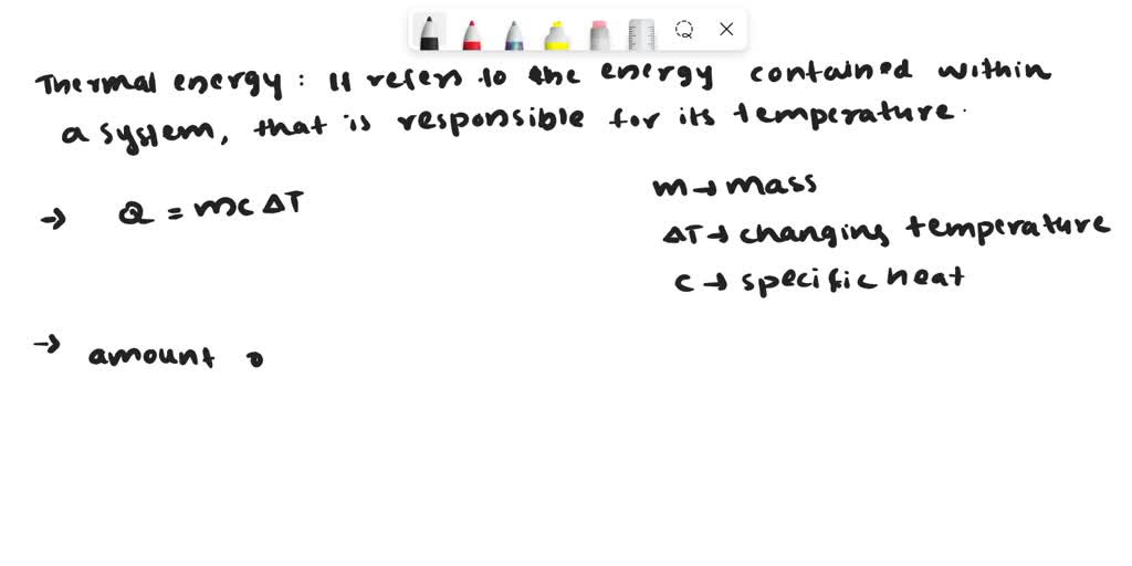 Solved Which Two Properties Of An Object Are Directly Related To Its Thermal Energy A