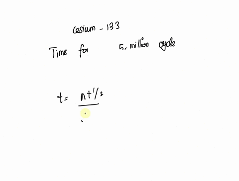 How long does it take for radiation from a cesium-133 atom to complete ...