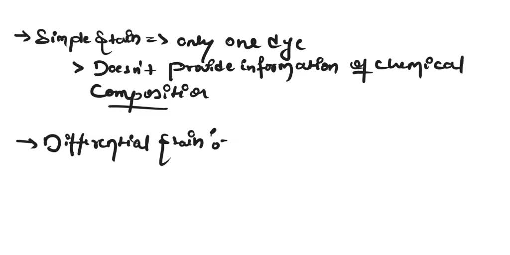 SOLVED: What is the major advantage of a differential stain, such as ...