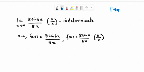 Evaluate the following limit using l'Hôpital's Rule. limx →...
