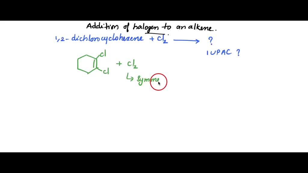 SOLVED: 1. Give the IUPAC name of the product from the reaction of ...