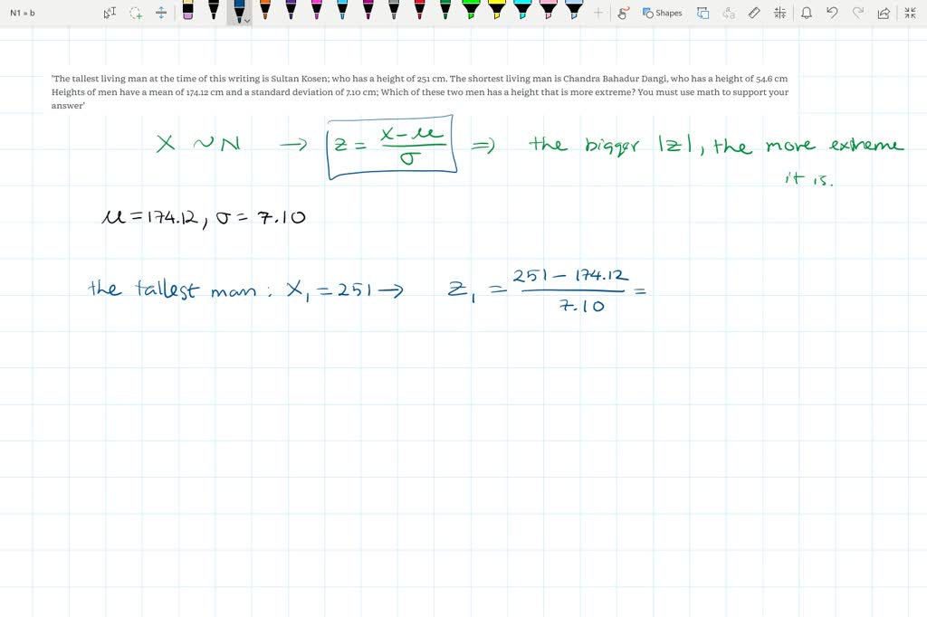 SOLVED: 'The tallest living man at the time of this writing is Sultan ...