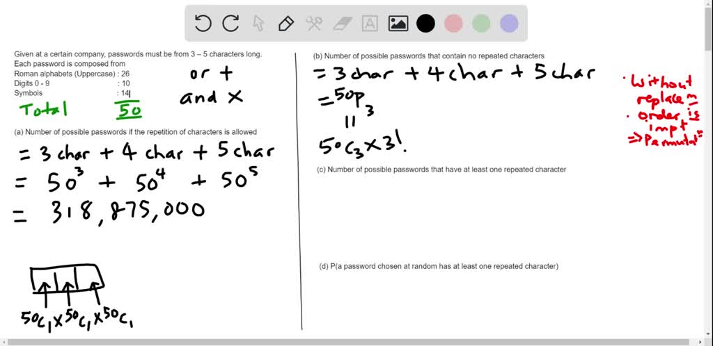 SOLVED: At a certain company, passwords must be from 3â€“5 symbols long ...