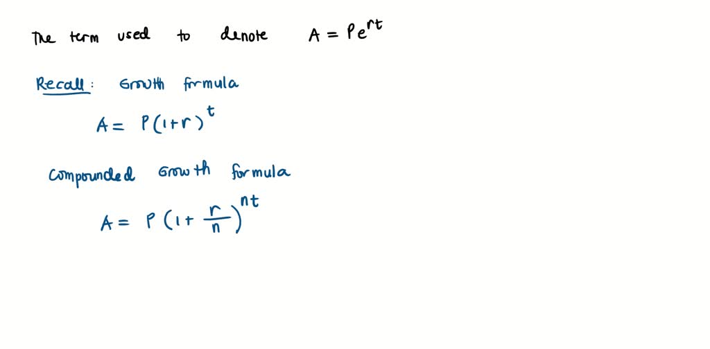 SOLVED: The formula A Pert is which of the following? The compound ...