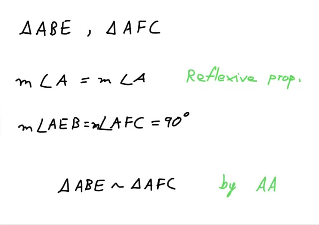 SOLVED: 19. In AABC, AB = 4 cm, altitude CF = 6 cm and AC = 3 cm. Find ...