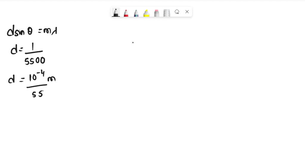 Solved 4 While Observing A Distant Hydrogen Line Using A Diffraction Grating Spectrometer For