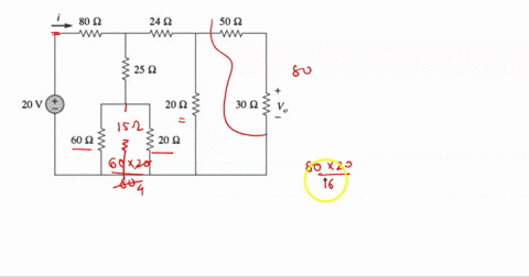 1) (5 pts) For the following circuit write the KVL equations...