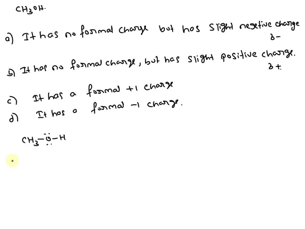 SOLVED: For the compound methanol, CH,OH , which of the following ...