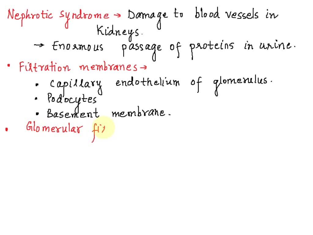 SOLVED: Compare and contrast Nephrotic syndrome and Nephritic syndrome ...