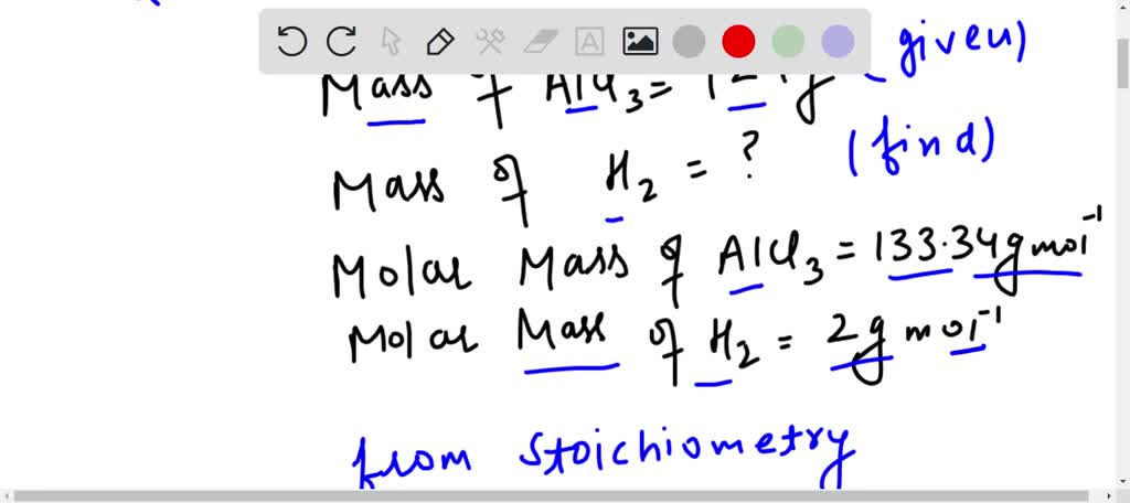 SOLVED: 2Al + 6HCl â†’ 2AlCl3 + 3H2 If the chemical reaction produces 129 grams of AlCl3, how ...