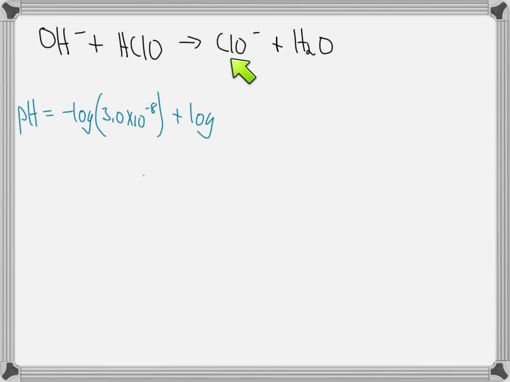 SOLVED: A 25 mL sample of .150 M hypochlorous acid is titrated with a ...