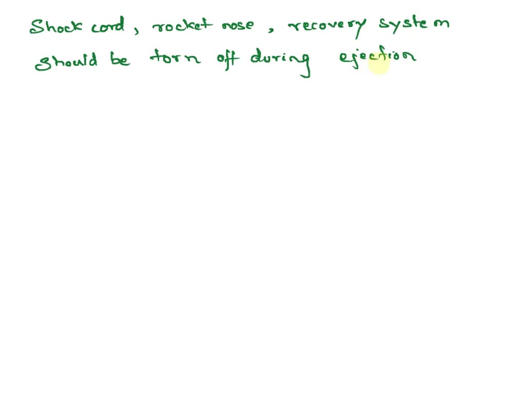 SOLVED: Question 7 This prevents the rocket motor from being ejected by ...
