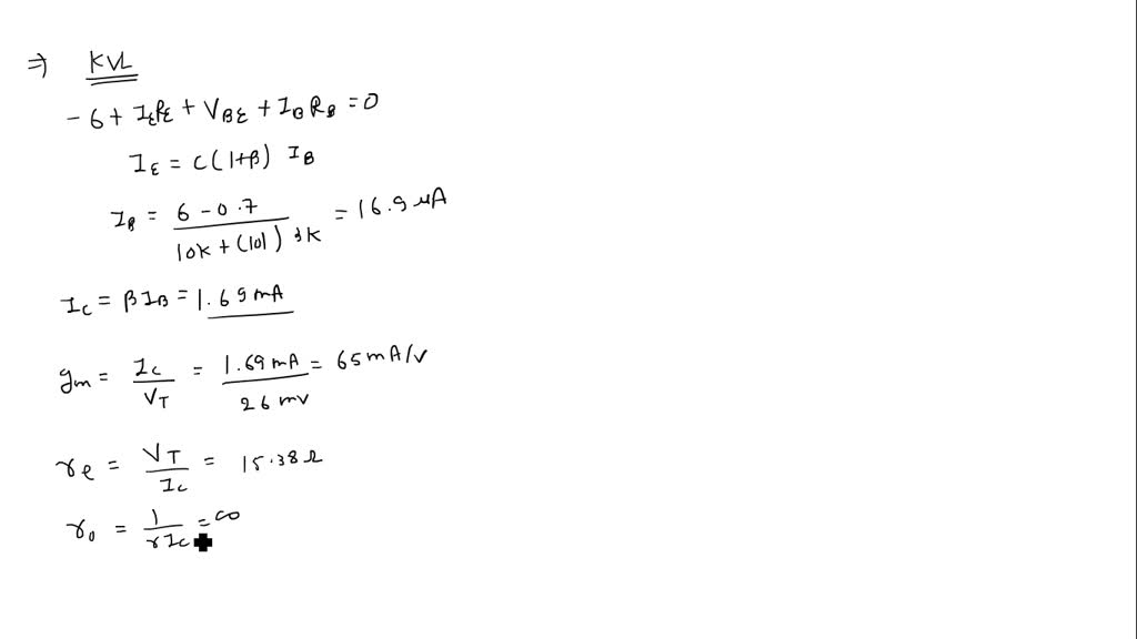 SOLVED: Q3. Consider the JFET amplifier seen in Fig. 2.a. DC Analysis: For the DC analysis of ...