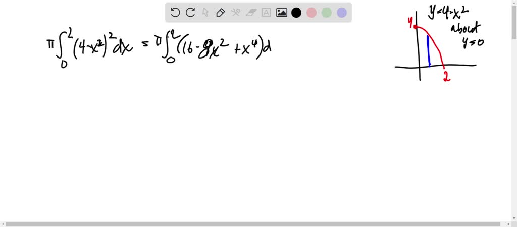 SOLVED: Find the volume generated by revolving about Oy the area in the ...