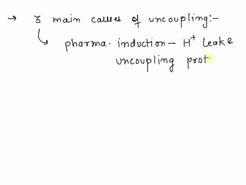 1. What are the 3 main causes of uncoupling in a...
